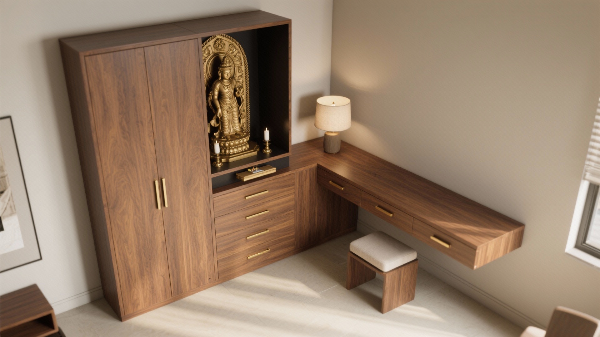 Interior Design for Pooja Room Wall Units: 5 Ideas