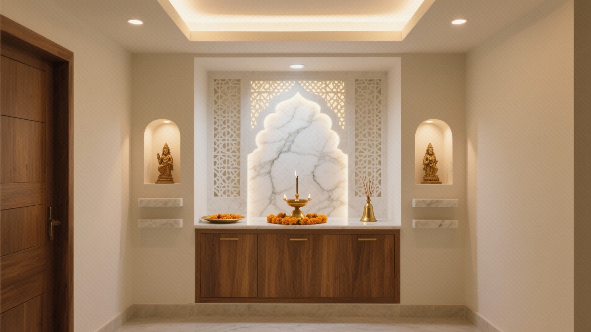5 Pooja Room Lighting Ideas From a Designer