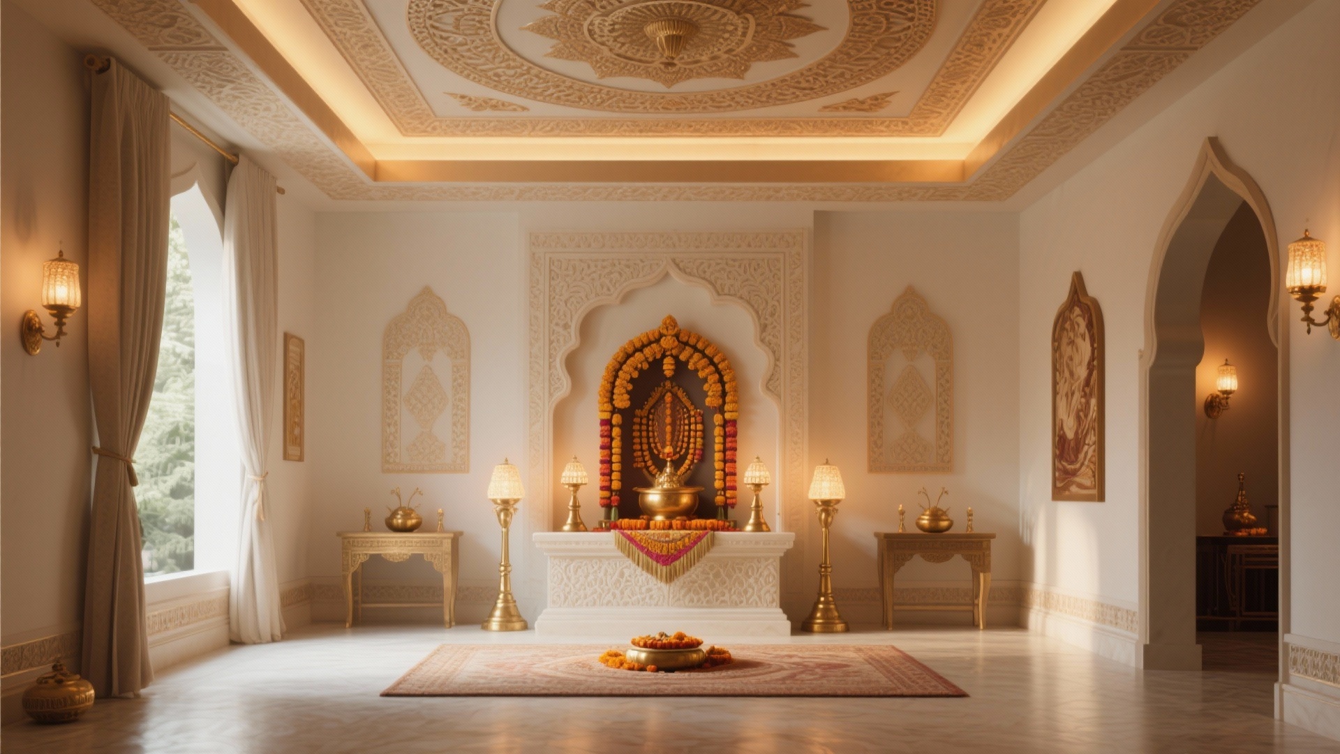 5 Pooja Room False Ceiling Designs to Try