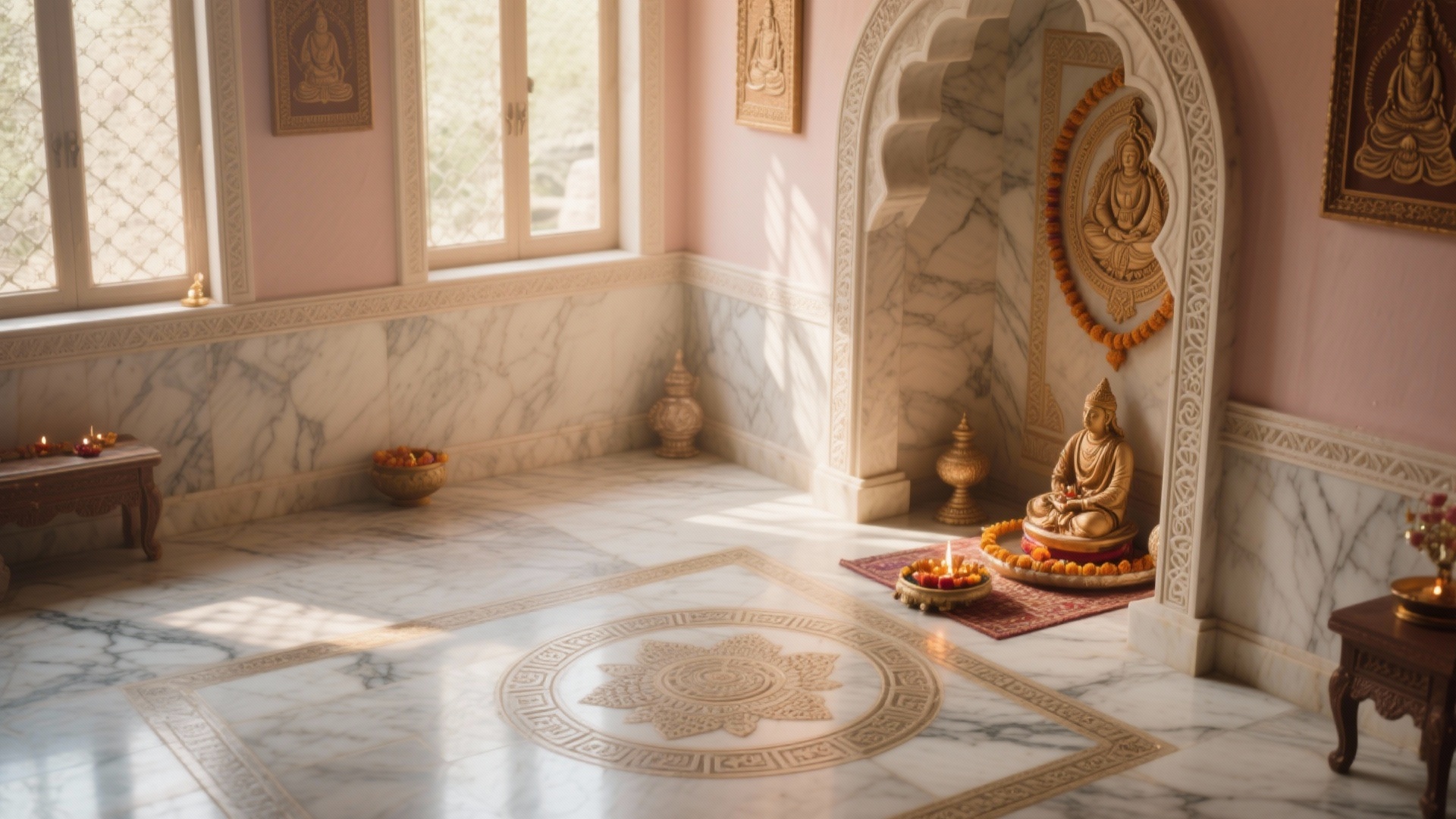 Pooja Room Tile Design: 5 Ideas That Won’t Make Small Spaces Feel Busy