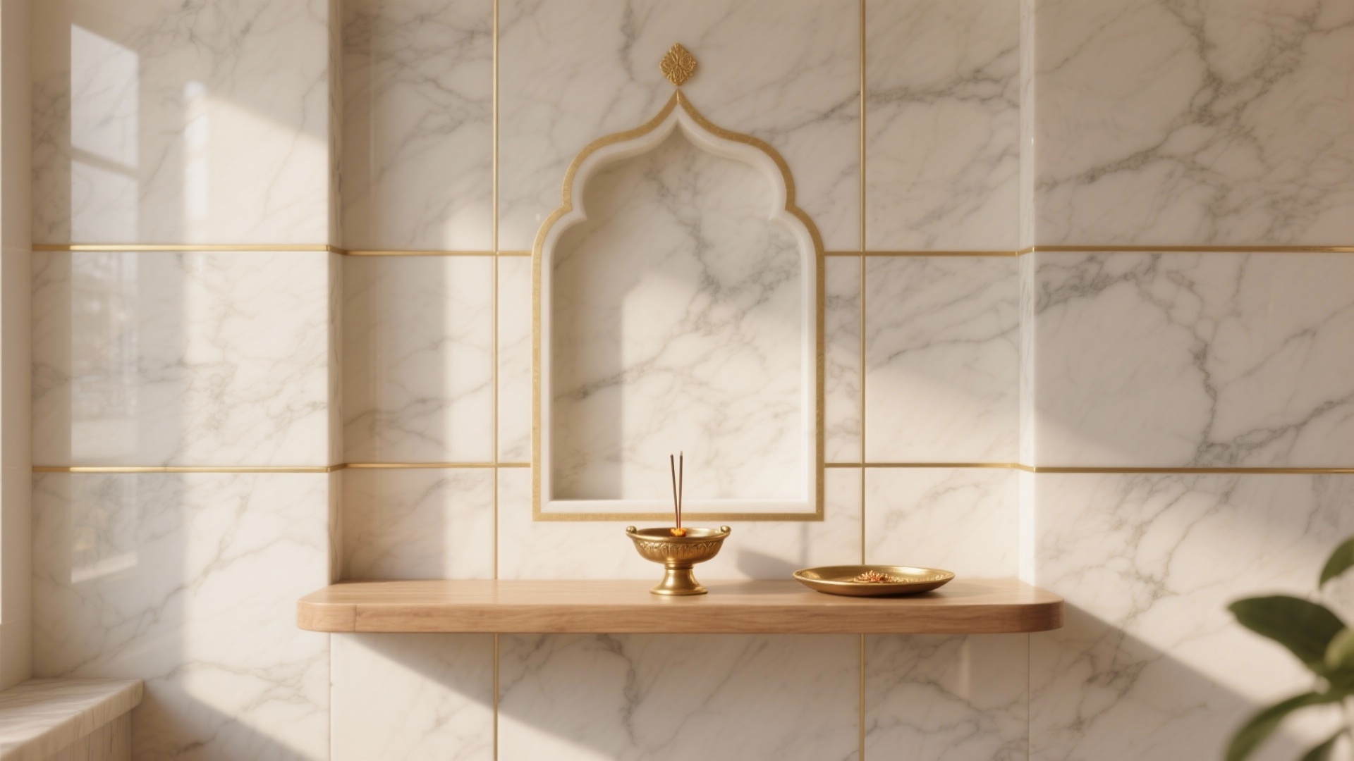 5 Temple Wall Tiles Design Ideas for Small Shrines