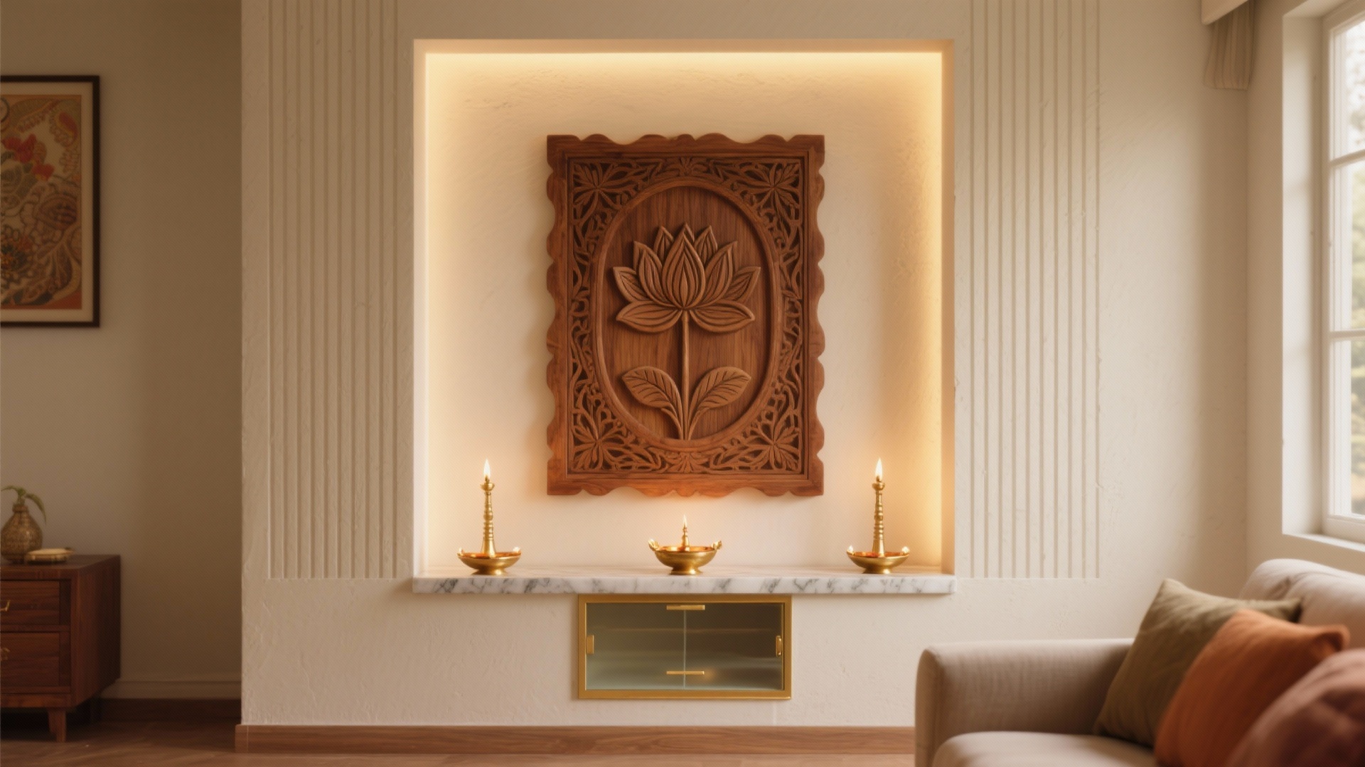 Traditional Indian Pooja Room Ideas – Calm, Sacred & Modern