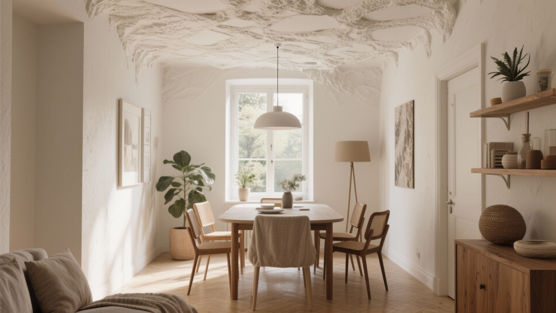 Small Dining Room Feels Plain? 5 POP Ceiling Ideas