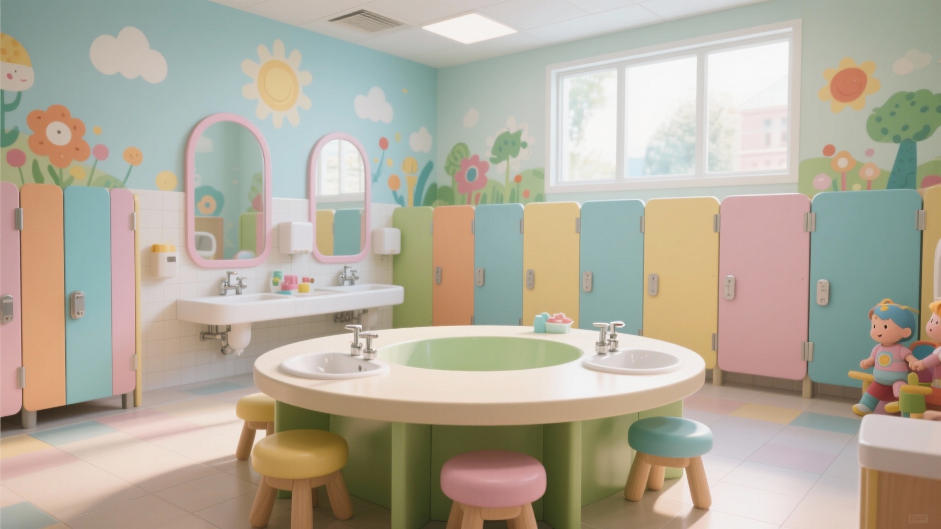 5 Creative Preschool Bathroom Layout Ideas