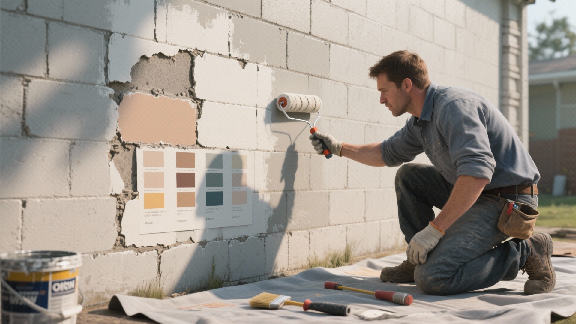 Basement Feels Cold? Painting Cement Block Walls Fix