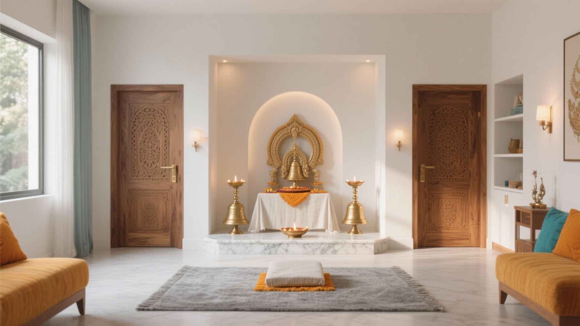 5 Puja Room Colour Ideas If Your Mandir Feels Dull