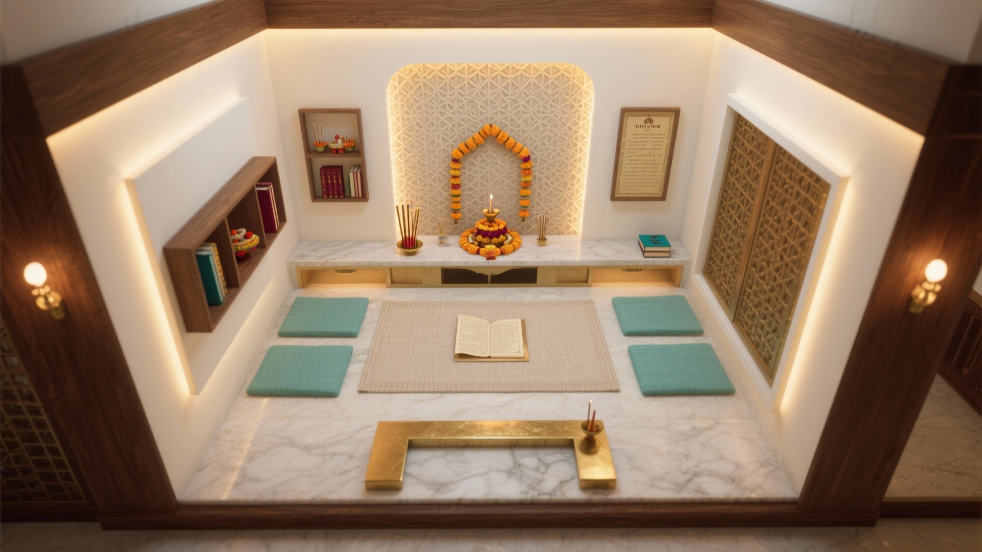 5 Puja Room Colour Ideas If Your Mandir Feels Dull
