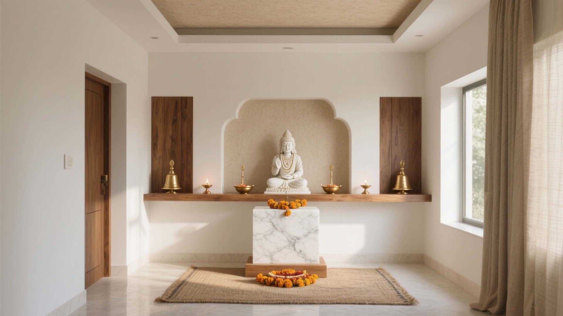 5 Puja Room Colour Combination Ideas