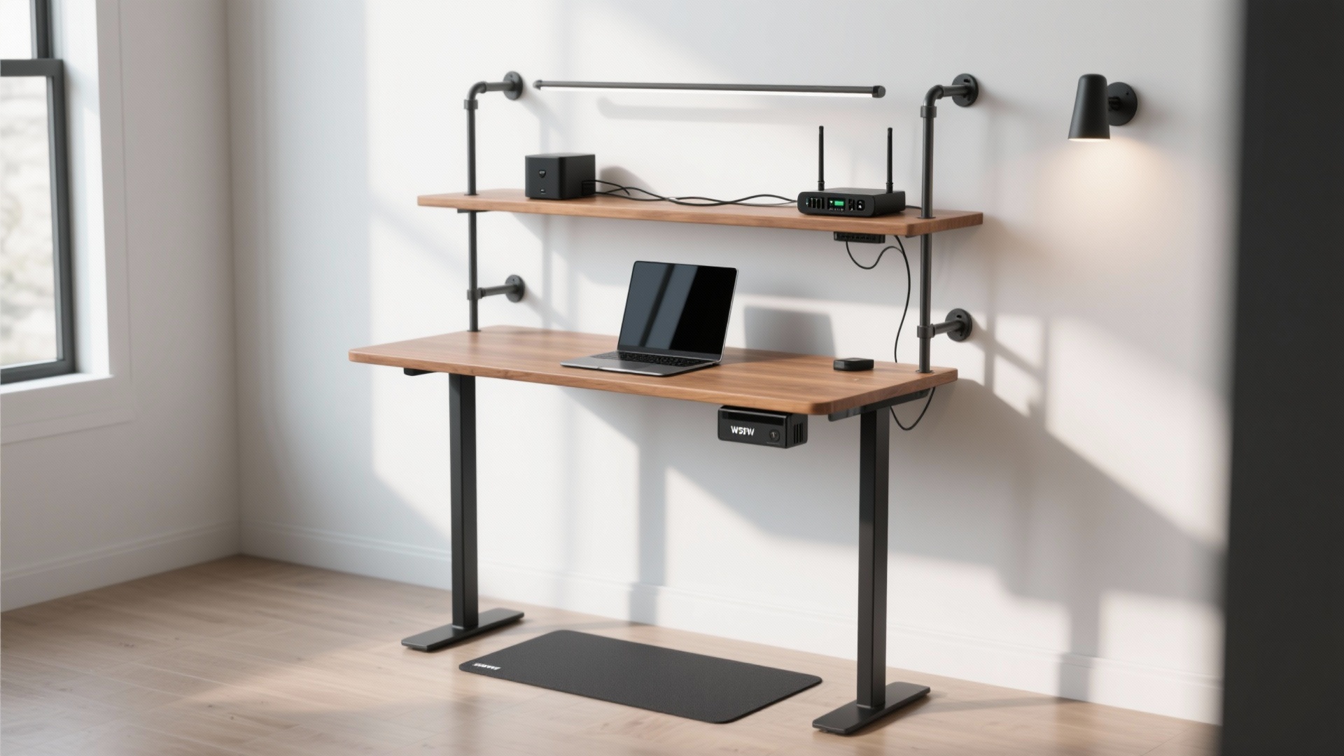 5 Wall Mounted Computer Table Designs That Maximize Space