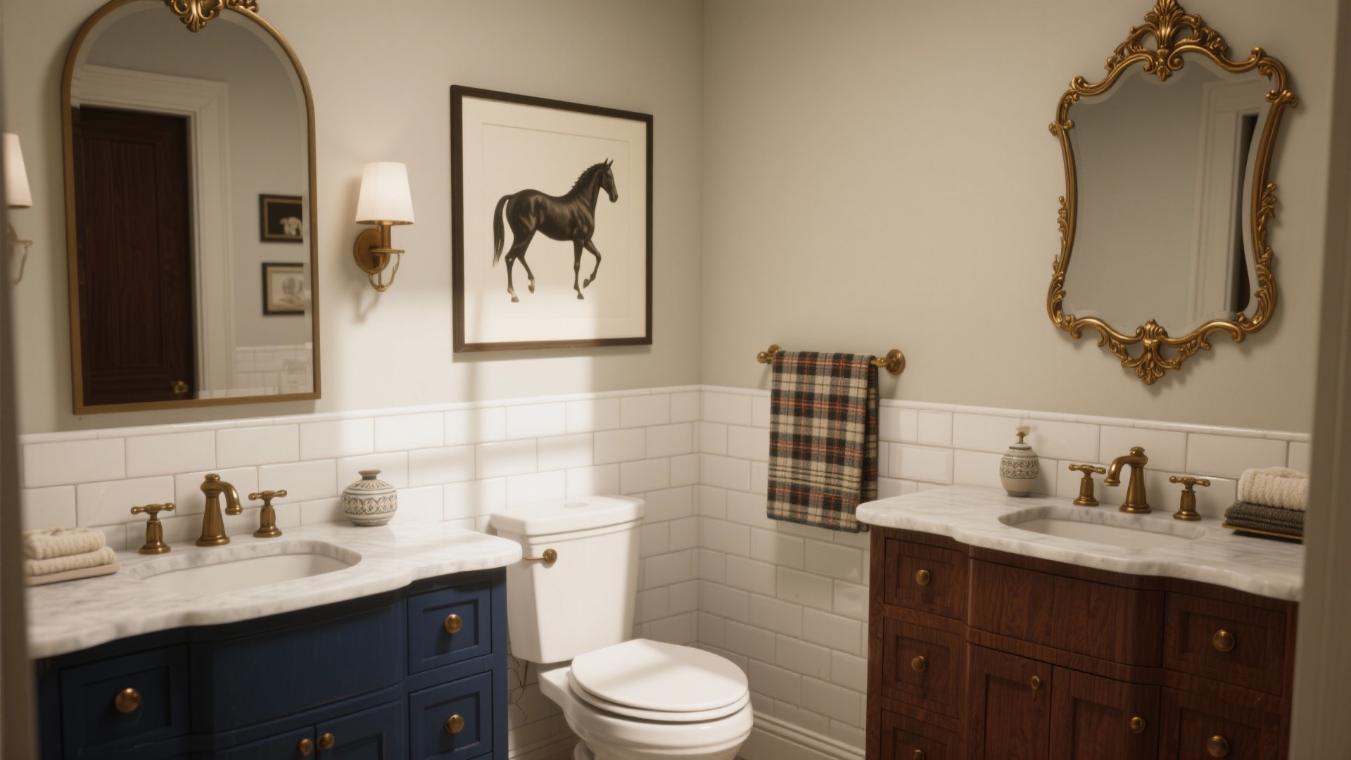 Tiny Bathroom Feels Plain? Ralph Lauren Bathroom Decor Ideas