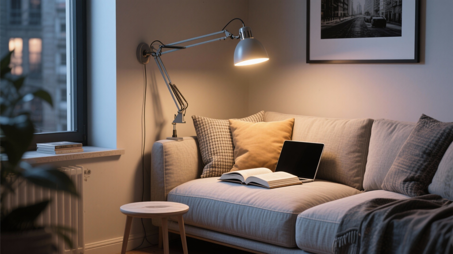 Small Space Feels Dark? 5 Gooseneck Wall Light Ideas