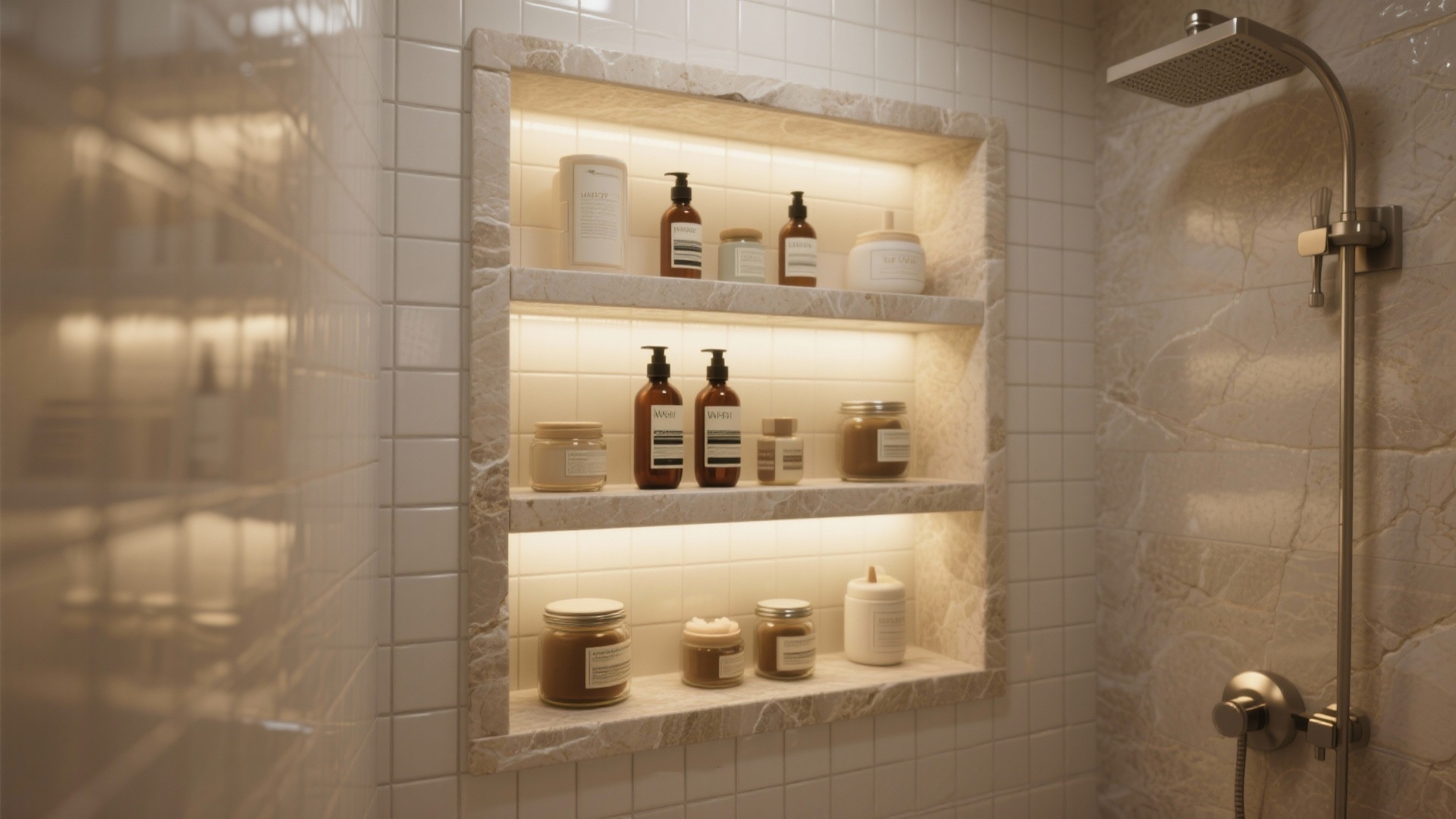 Decorative Shelves in Bathroom: 5 Stylish Ideas