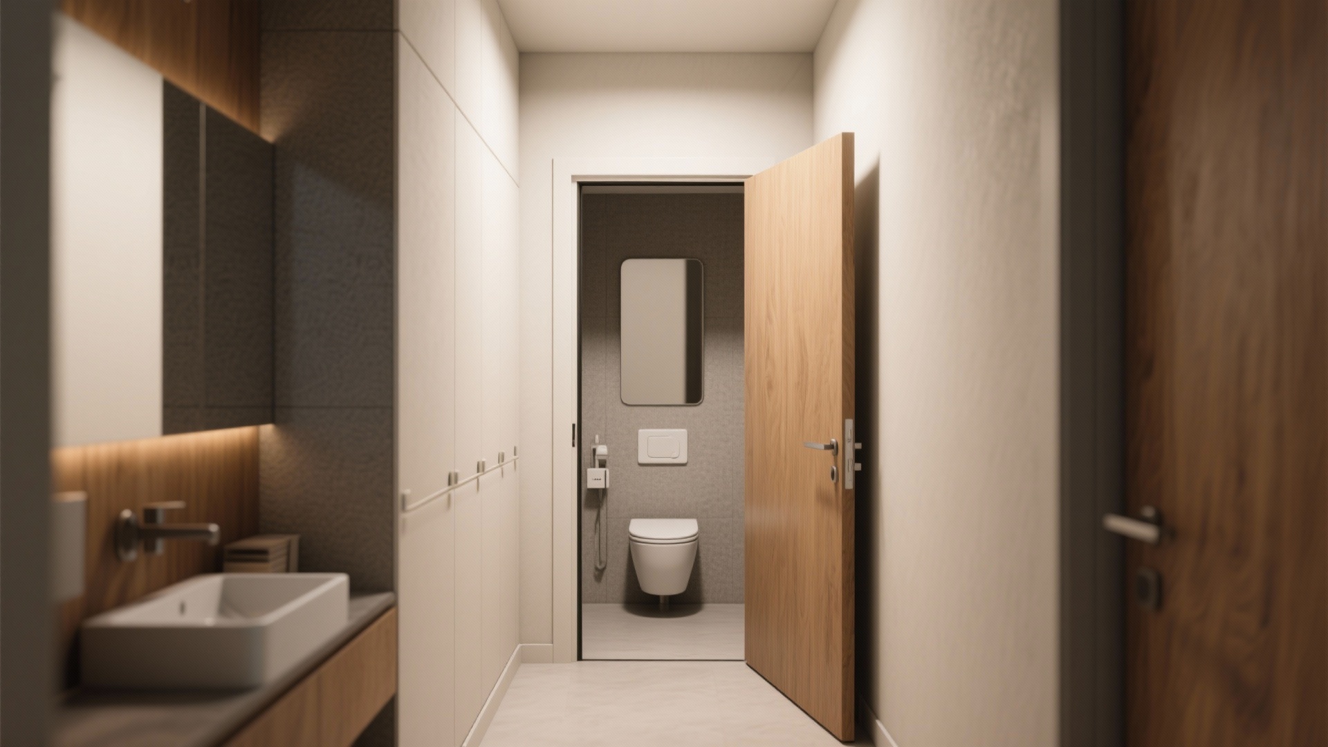 Pocket Bathroom Doors: 5 Space-Saving Ideas