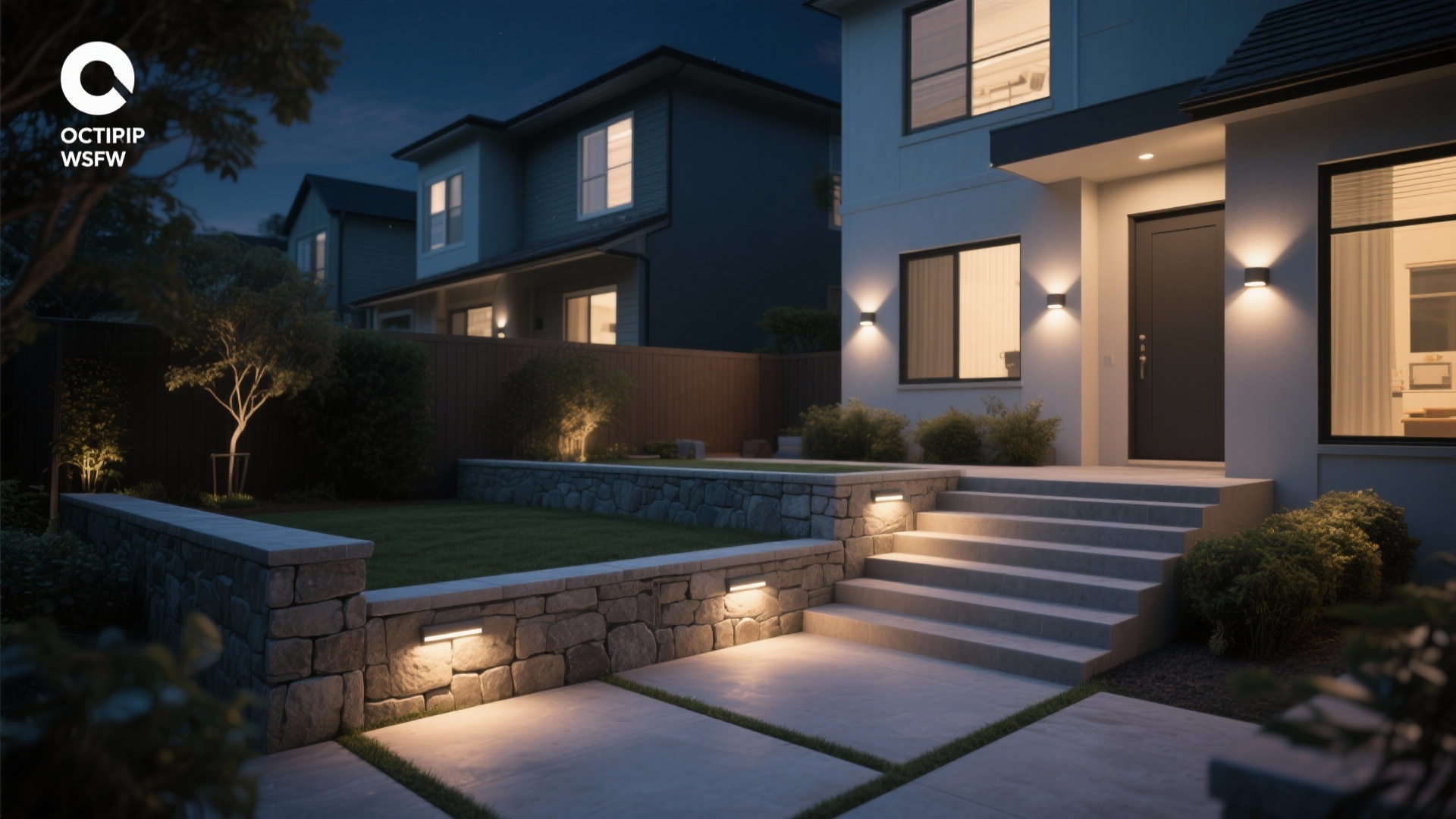 Stone Wall Looks Flat at Night? 5 Outdoor Lighting Ideas