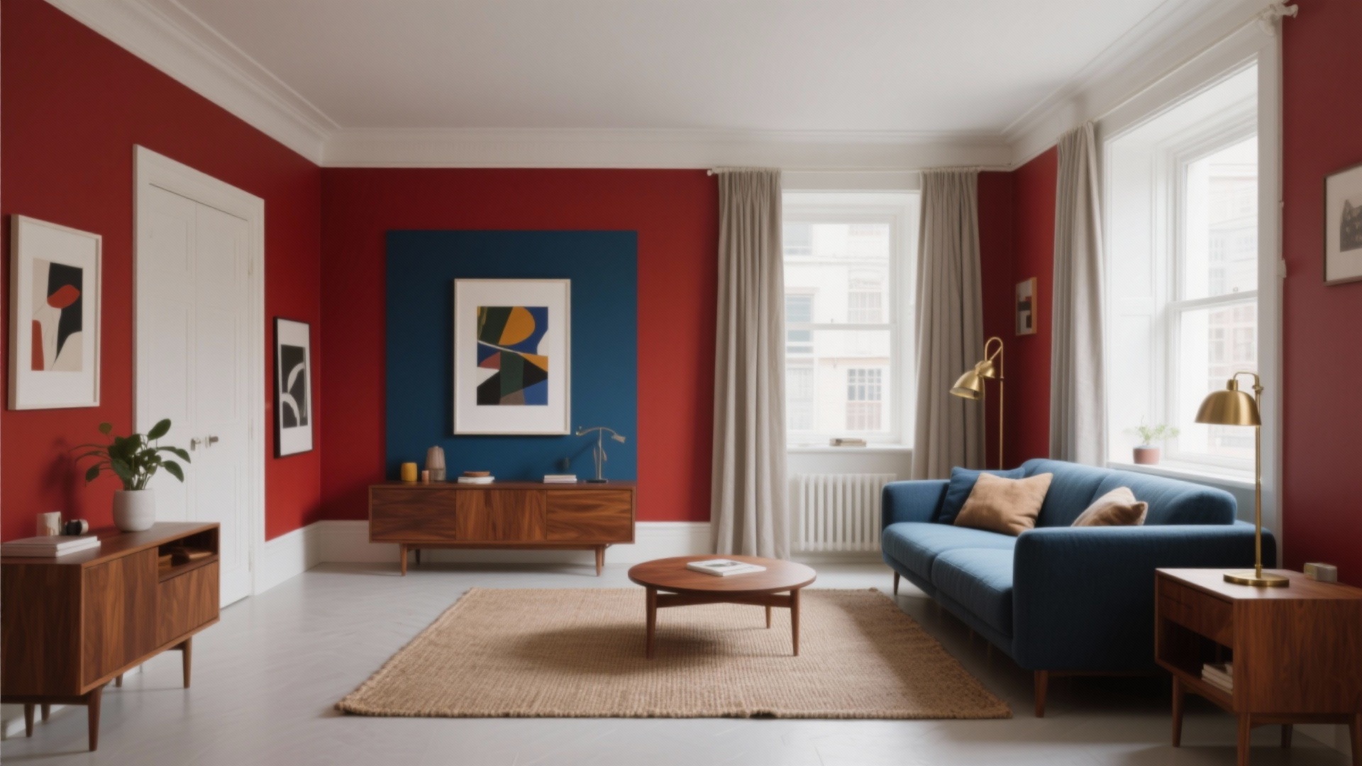 Red Walls Feel Too Intense? 5 Red Wall Design Ideas
