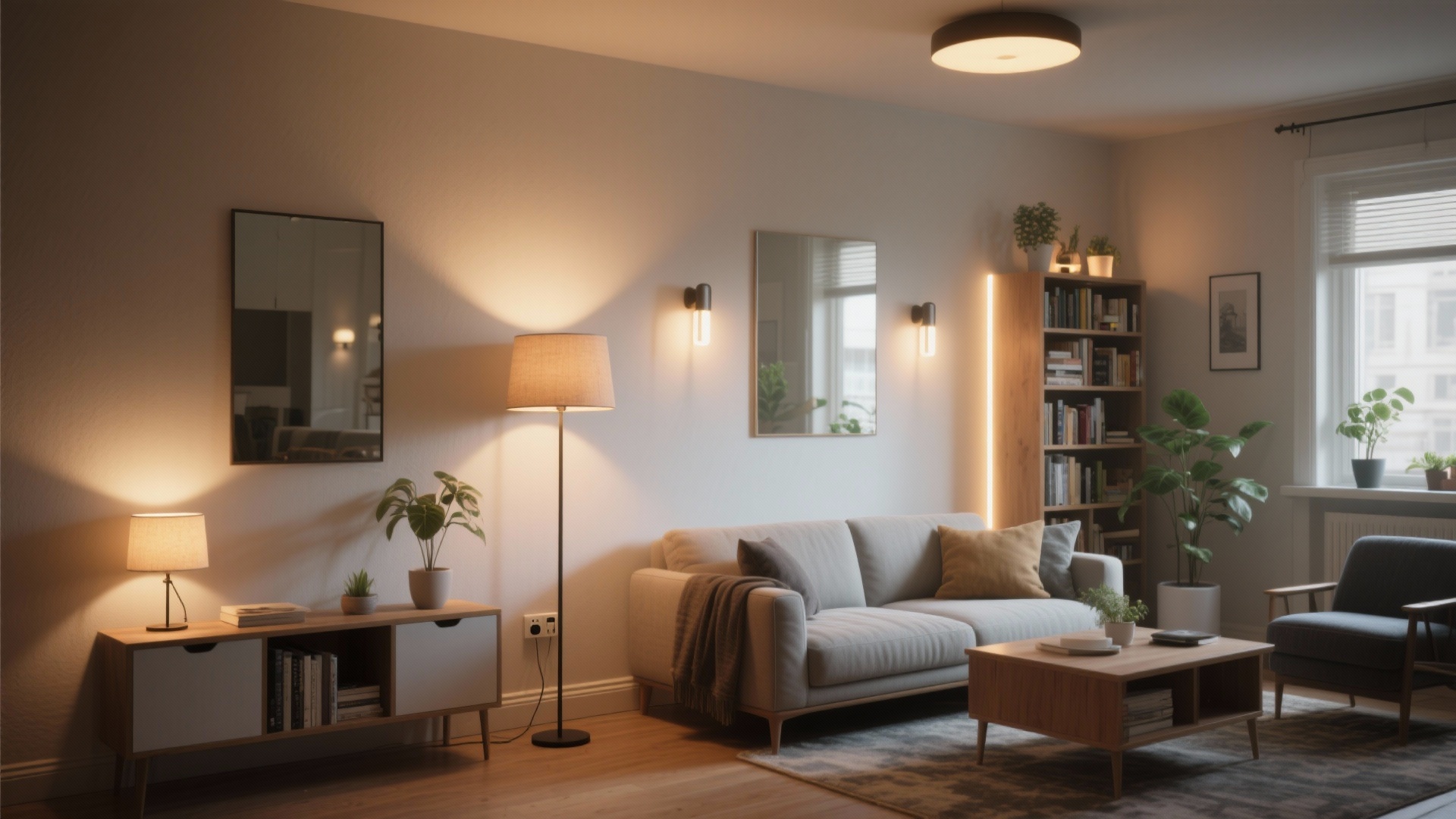 No Ceiling Light? 5 Lighting Ideas to Fix a Dark Room
