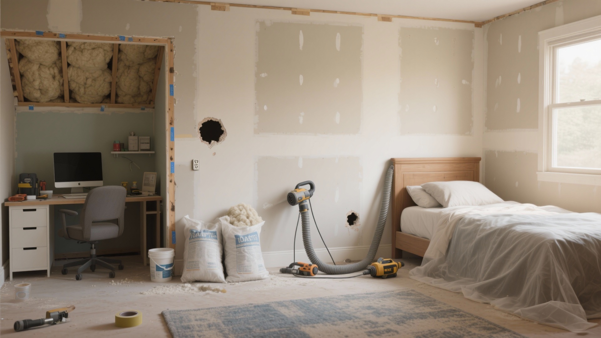 Cold Rooms? Insulate Walls Without Removing Drywall