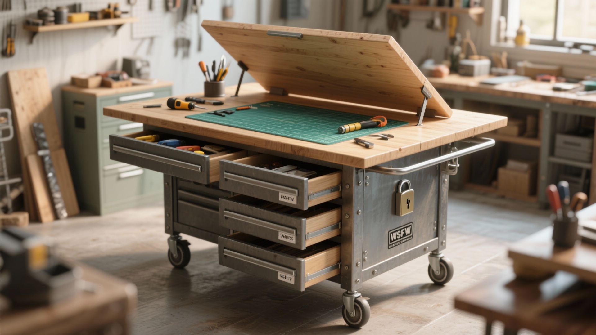No Room to Craft? 5 Small Space Craft Table Ideas