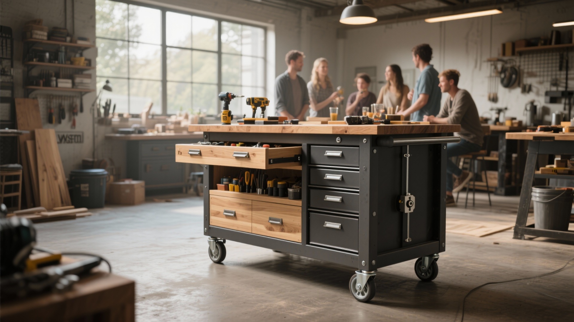 Tiny Garage? 5 Workbench Table DIY Ideas That Fit