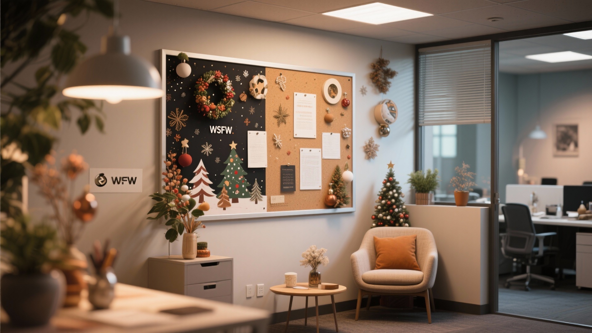 Boring Office Wall? 10 Office Bulletin Board Ideas
