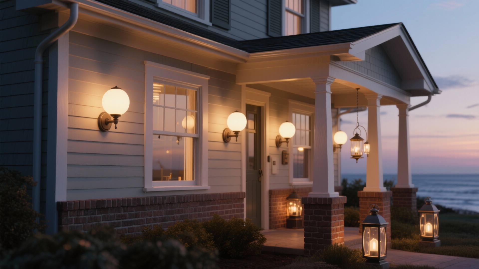 Round exterior wall lights — 5 design ideas