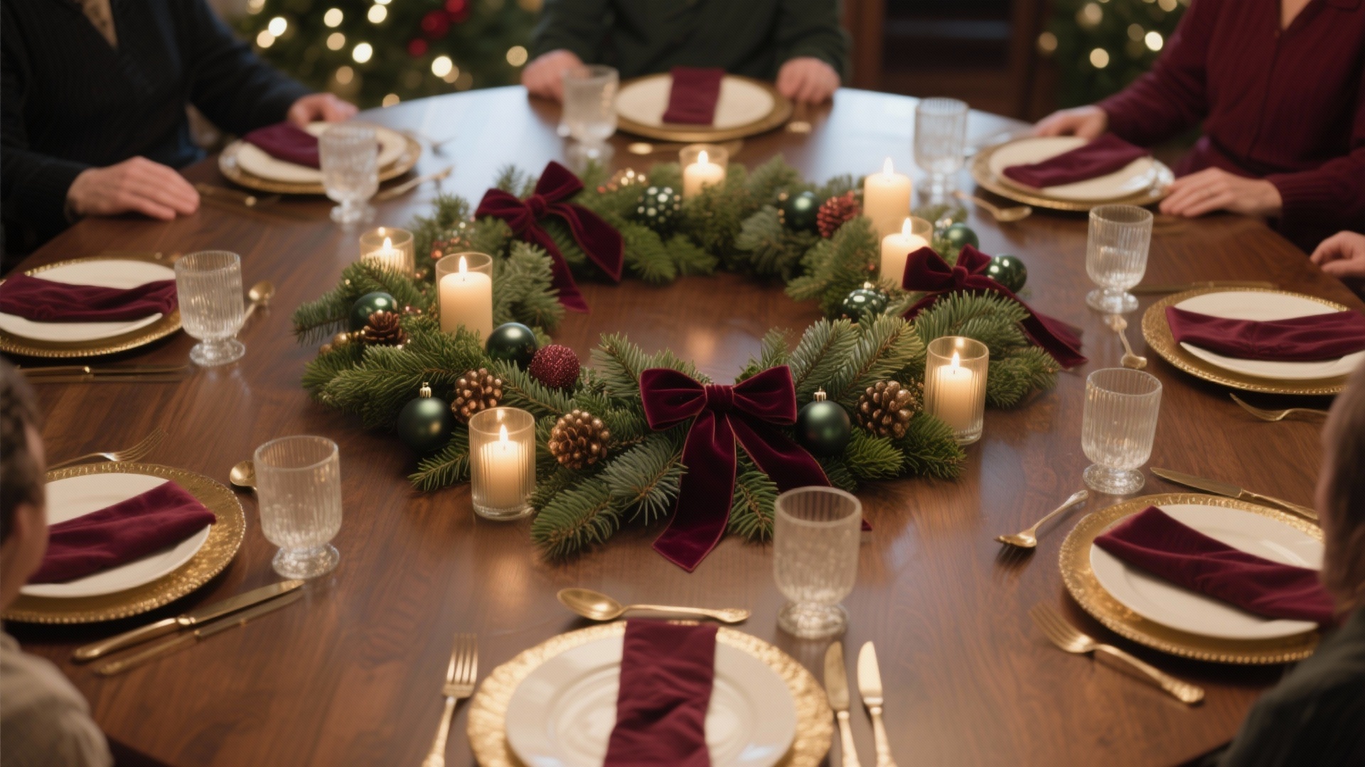 DIY Christmas Centerpieces for Round Tables: Festive Tabletop Magic
