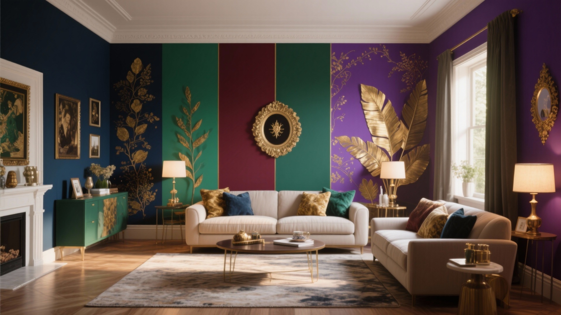 Small Room Feels Dull? 5 Royal Paint Wall Designs That Add Depth