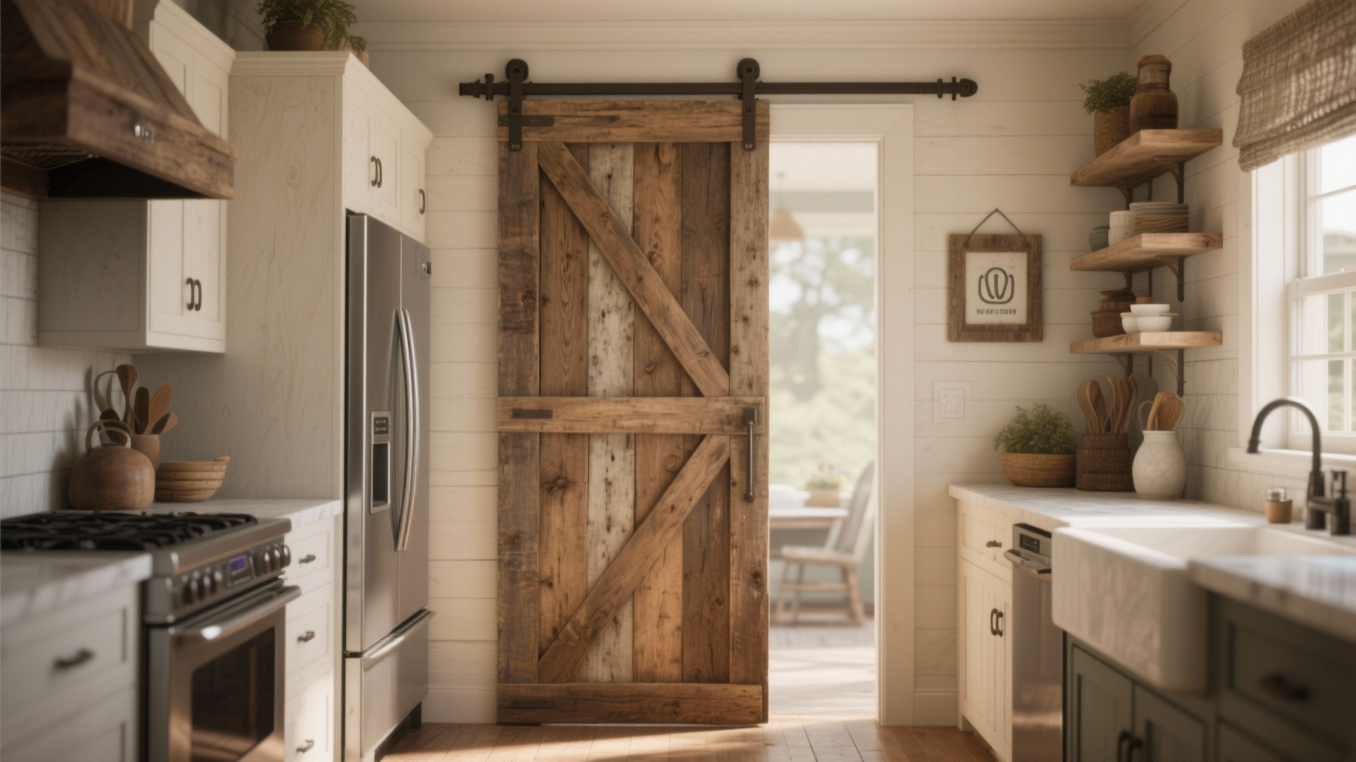 Small Kitchen Feels Cramped? 5 Kitchen Store Room Door Designs