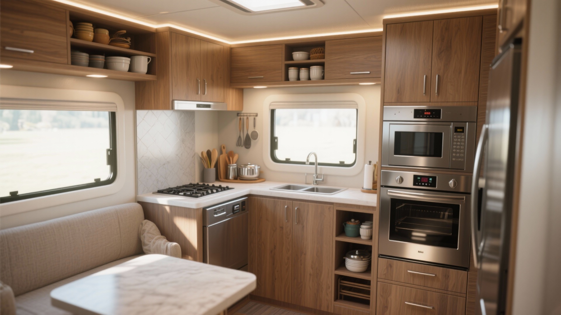 10 RV Kitchen Cabinet Storage Ideas