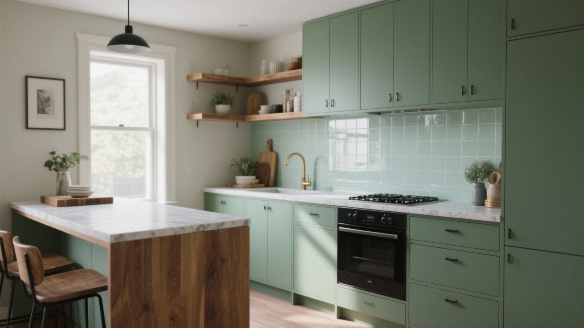Small Kitchen Feels Dull? 5 Sage Green Kitchen Ideas That Work