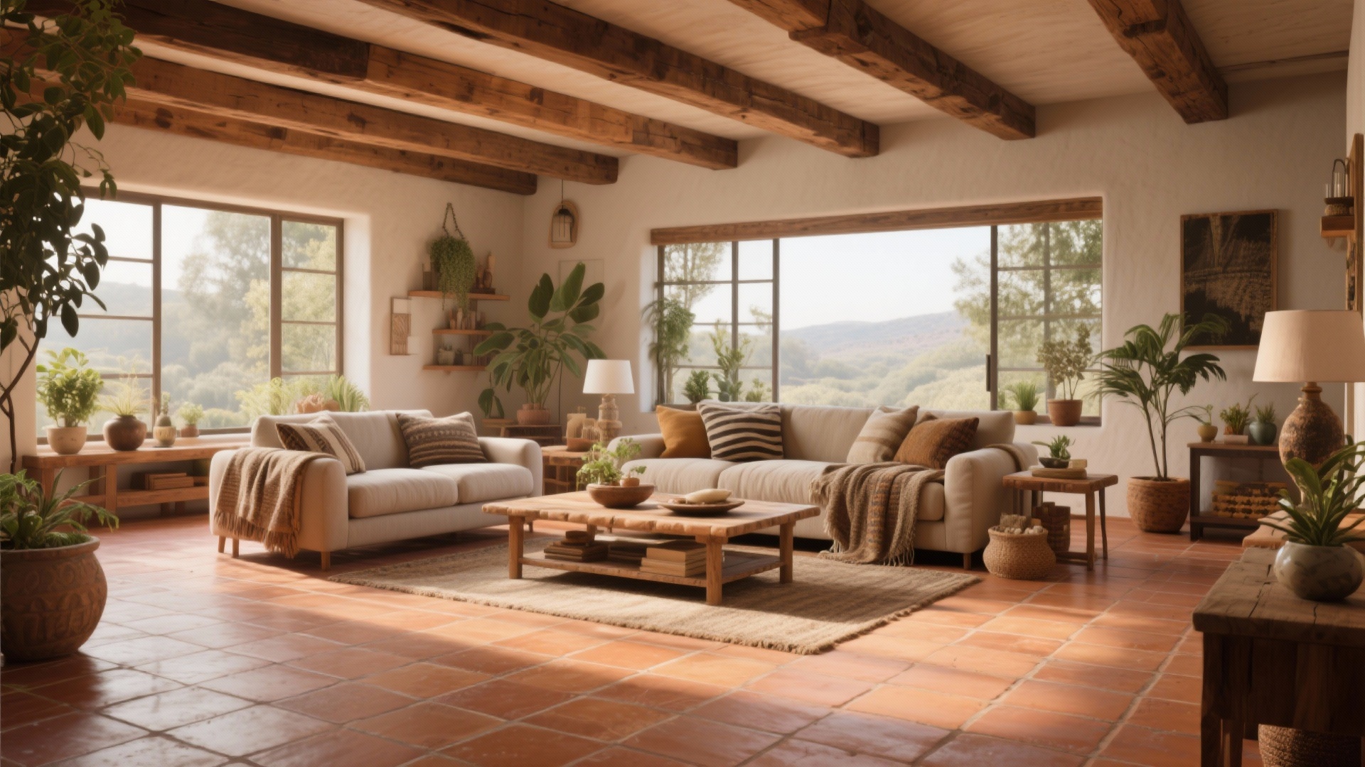 10 Saltillo Tile Living Room Ideas