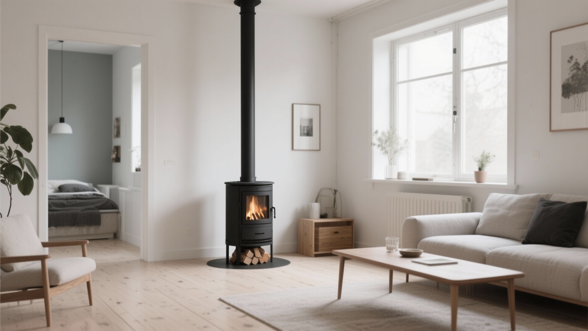 10 Wood Stove Ideas for Living Rooms