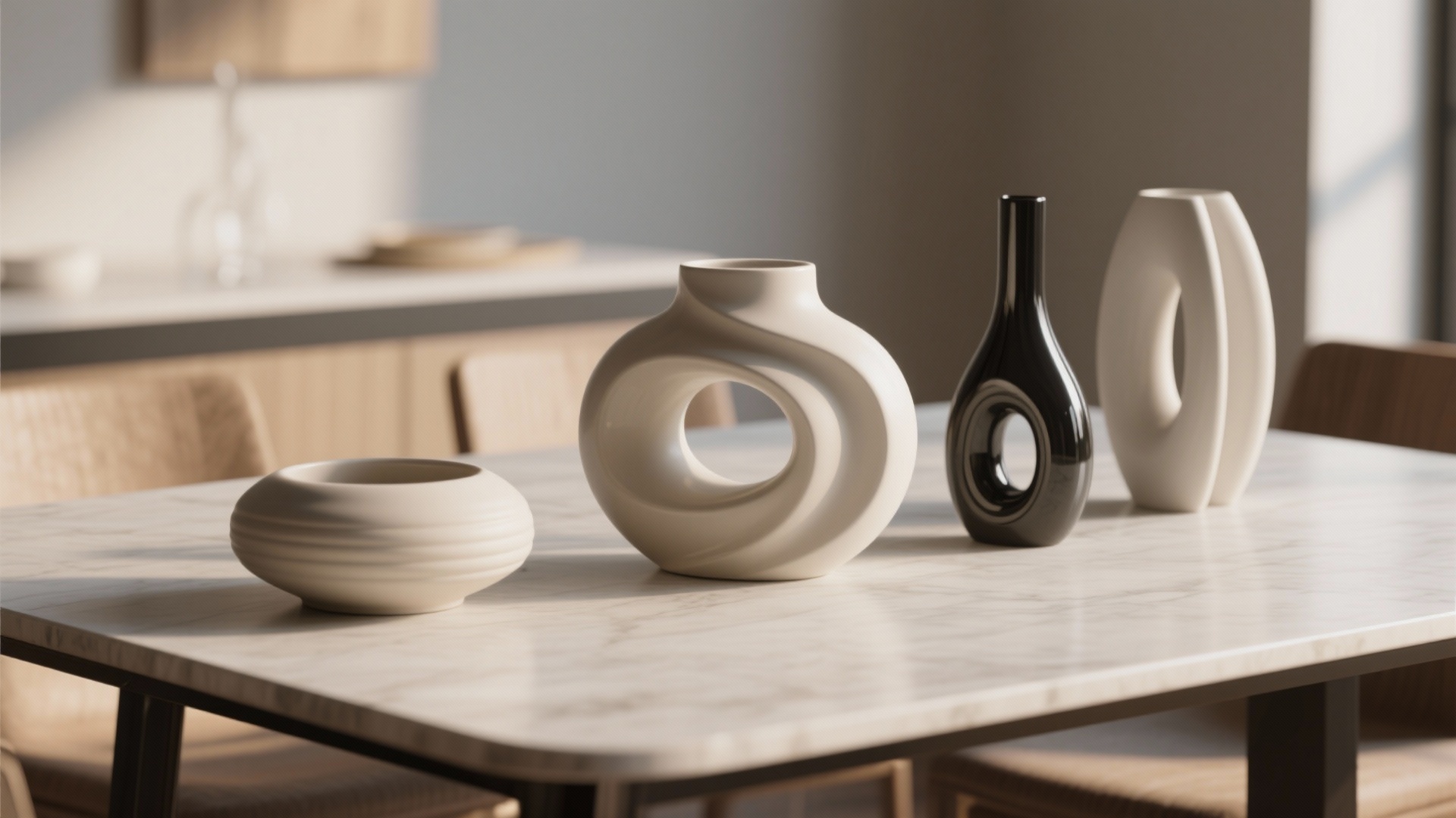 Modern Dining Table Centerpiece Ideas That Don’t Block Views