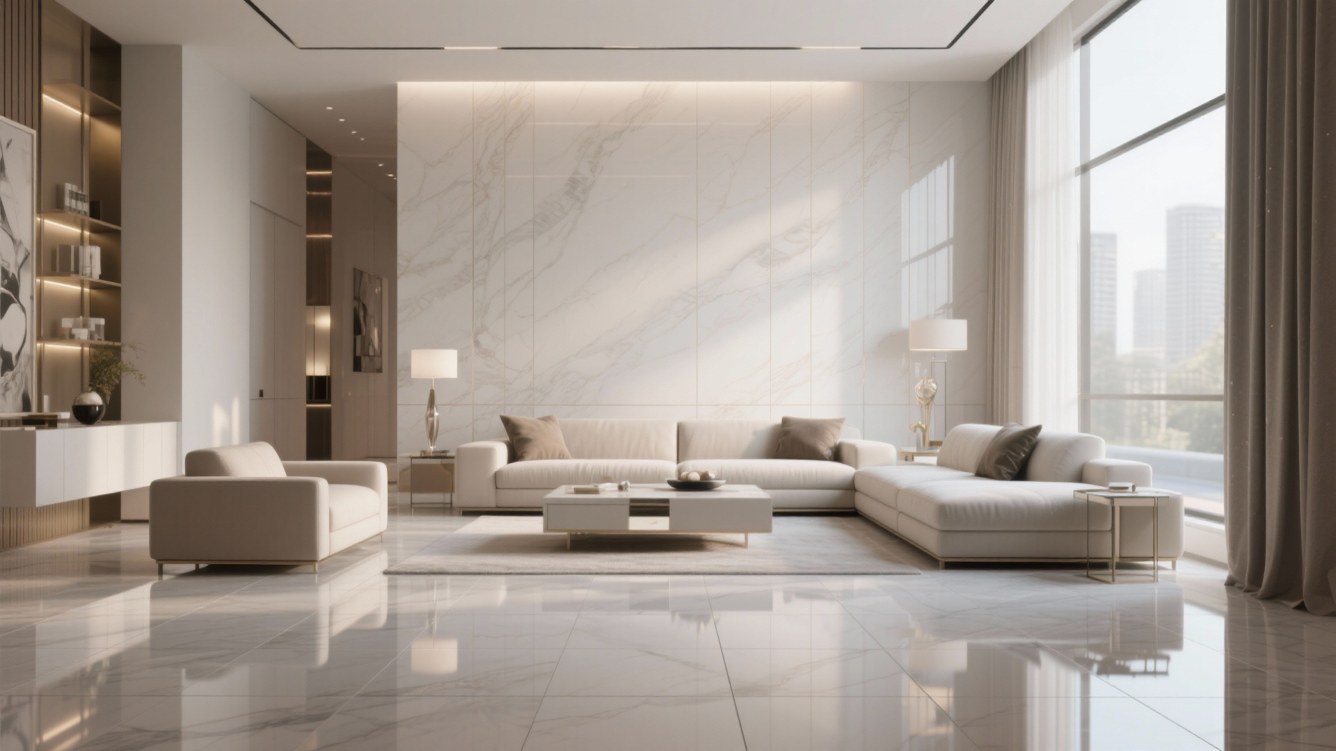 10 Glossy 32x32 Tile Ideas for a Stylish Living Room