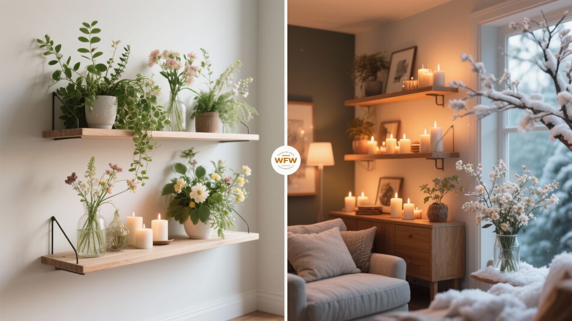 10 Floating Shelf Decorating Ideas for Living Rooms