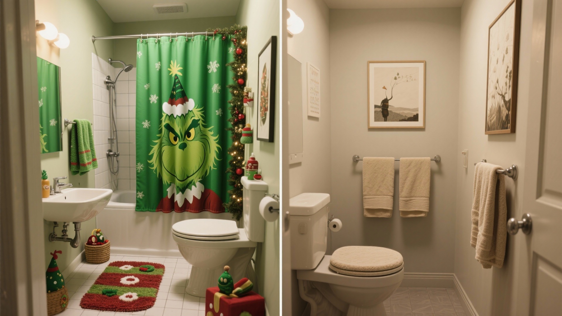 Grinch Bathroom Decor Looks Tacky? 5 Small-Bath Fixes