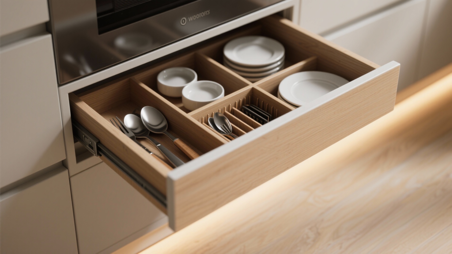 Kitchen Feels Cramped? Shallow Cabinets That Free Space