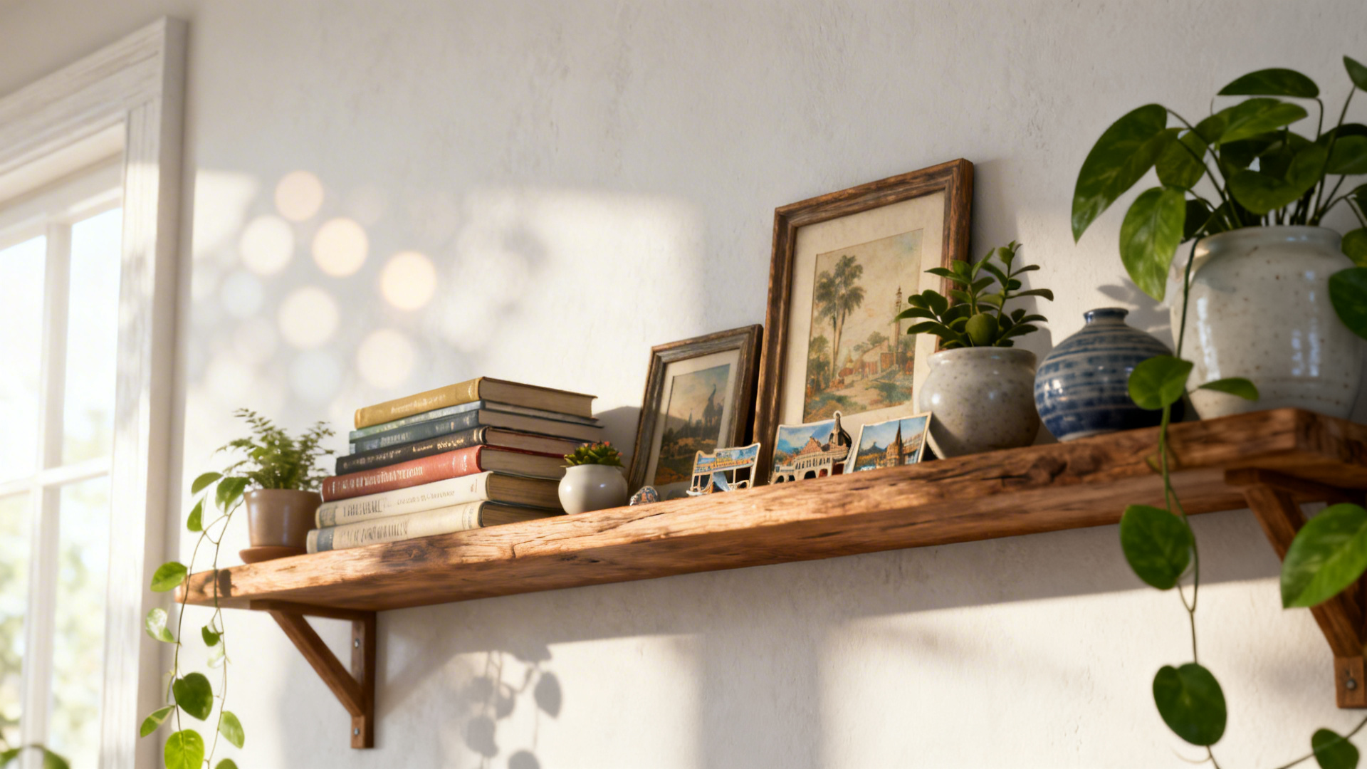 Cluttered Shelves? 5 Living Room Shelf Styling Ideas