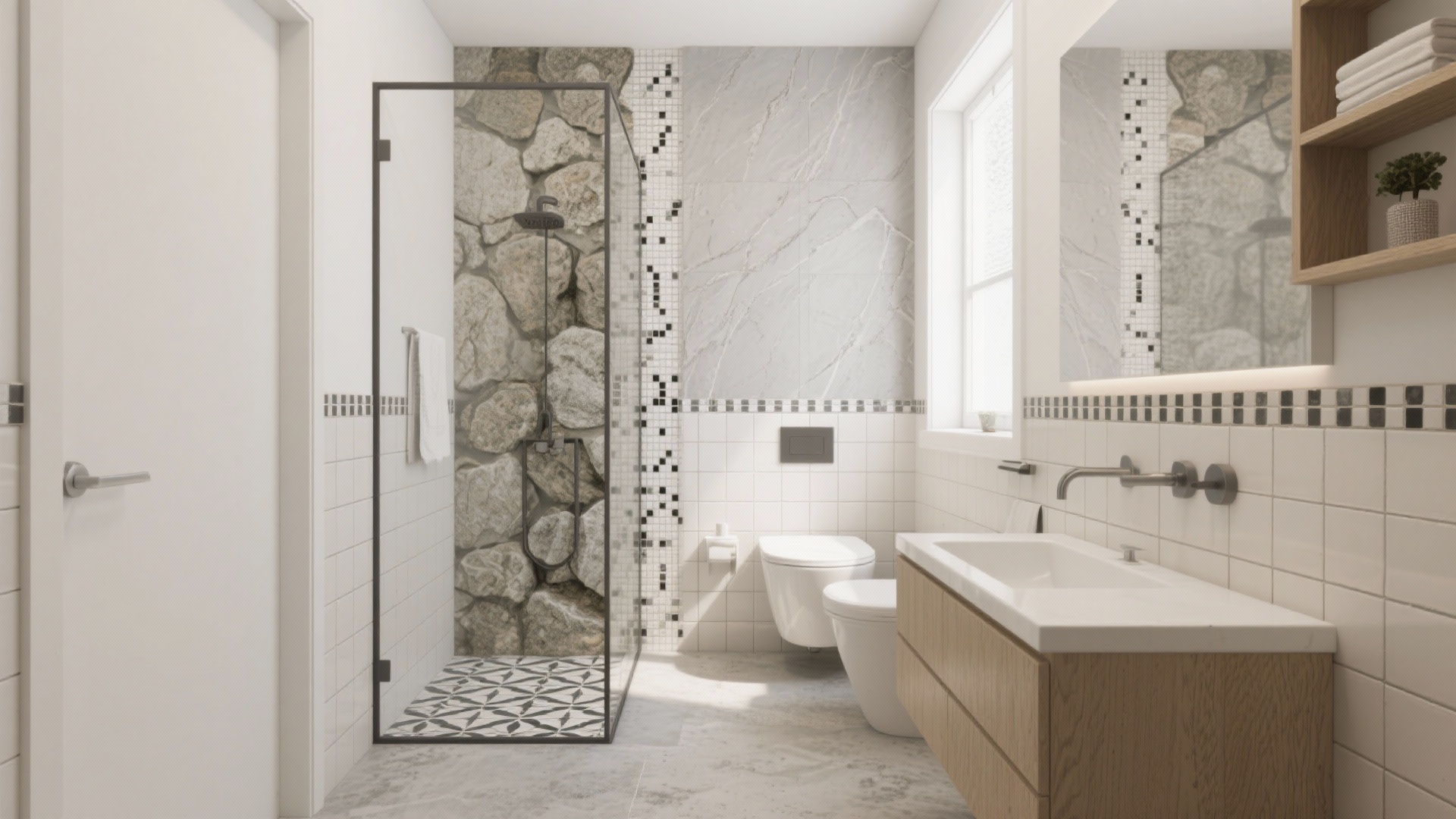 Small Bathroom Looks Dull? 5 Simple Bathroom Tile Fixes