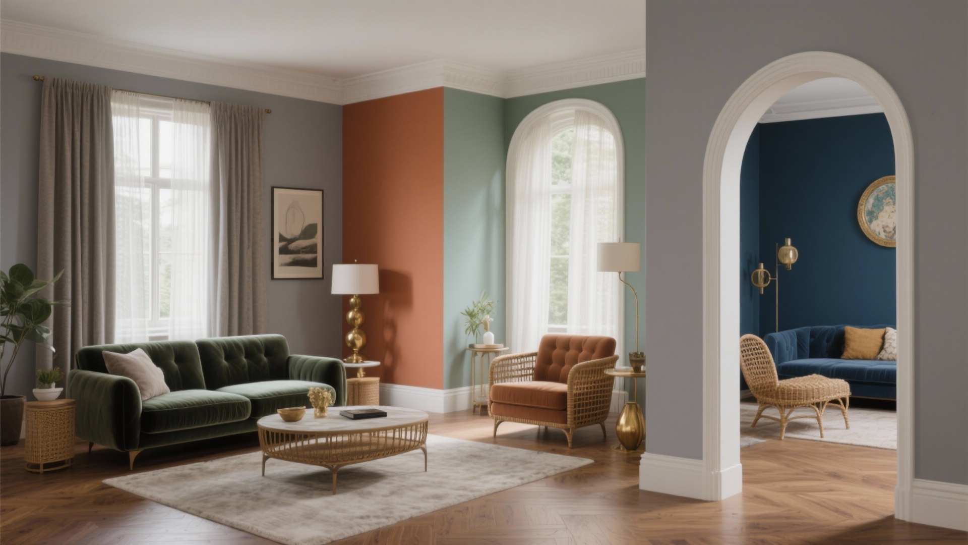 Sitting Room Paint Colors to Fix a Dark, Flat Space