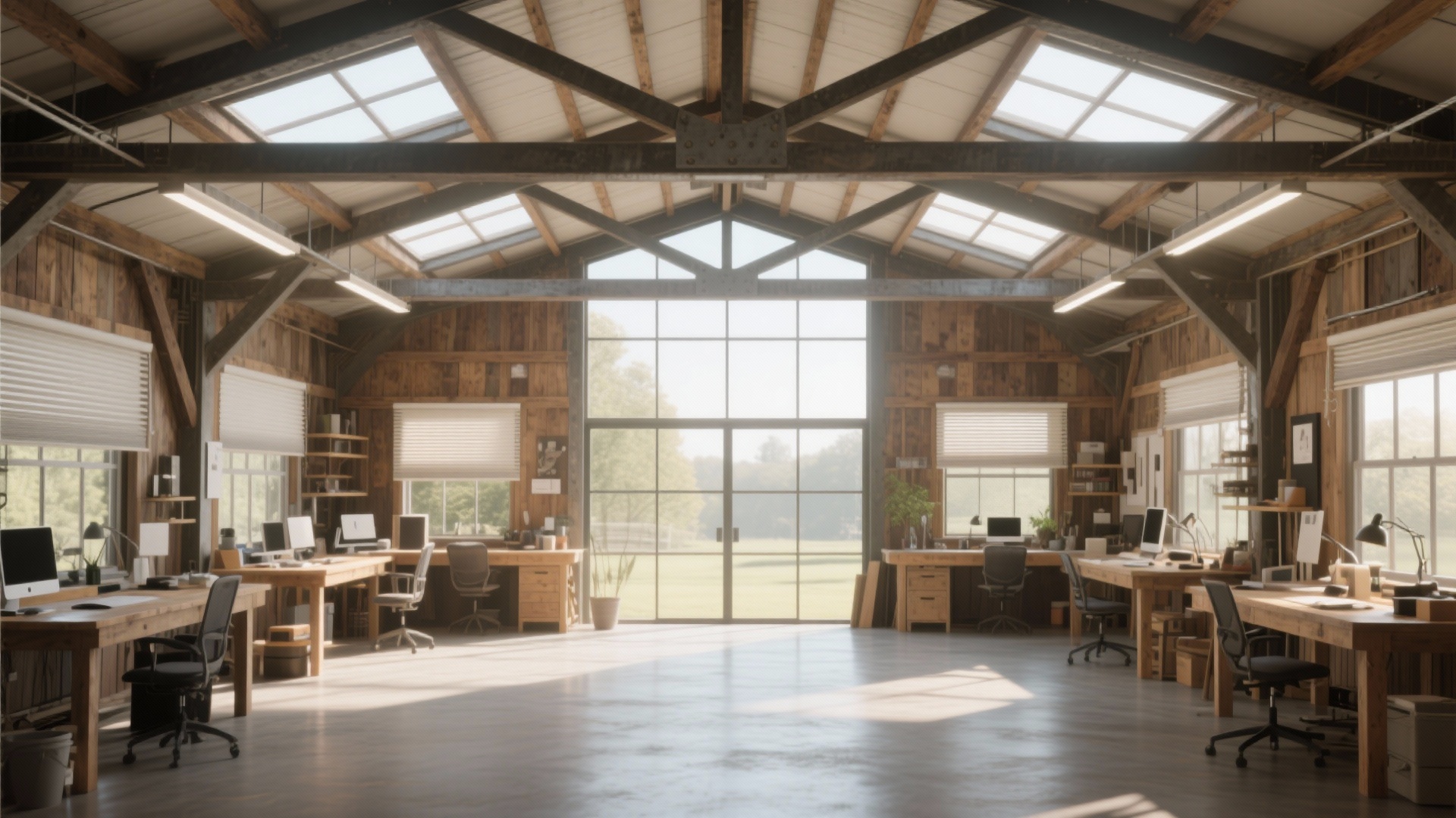 Pole Barn Office Too Dark? 5 Pole Barn Office Ideas