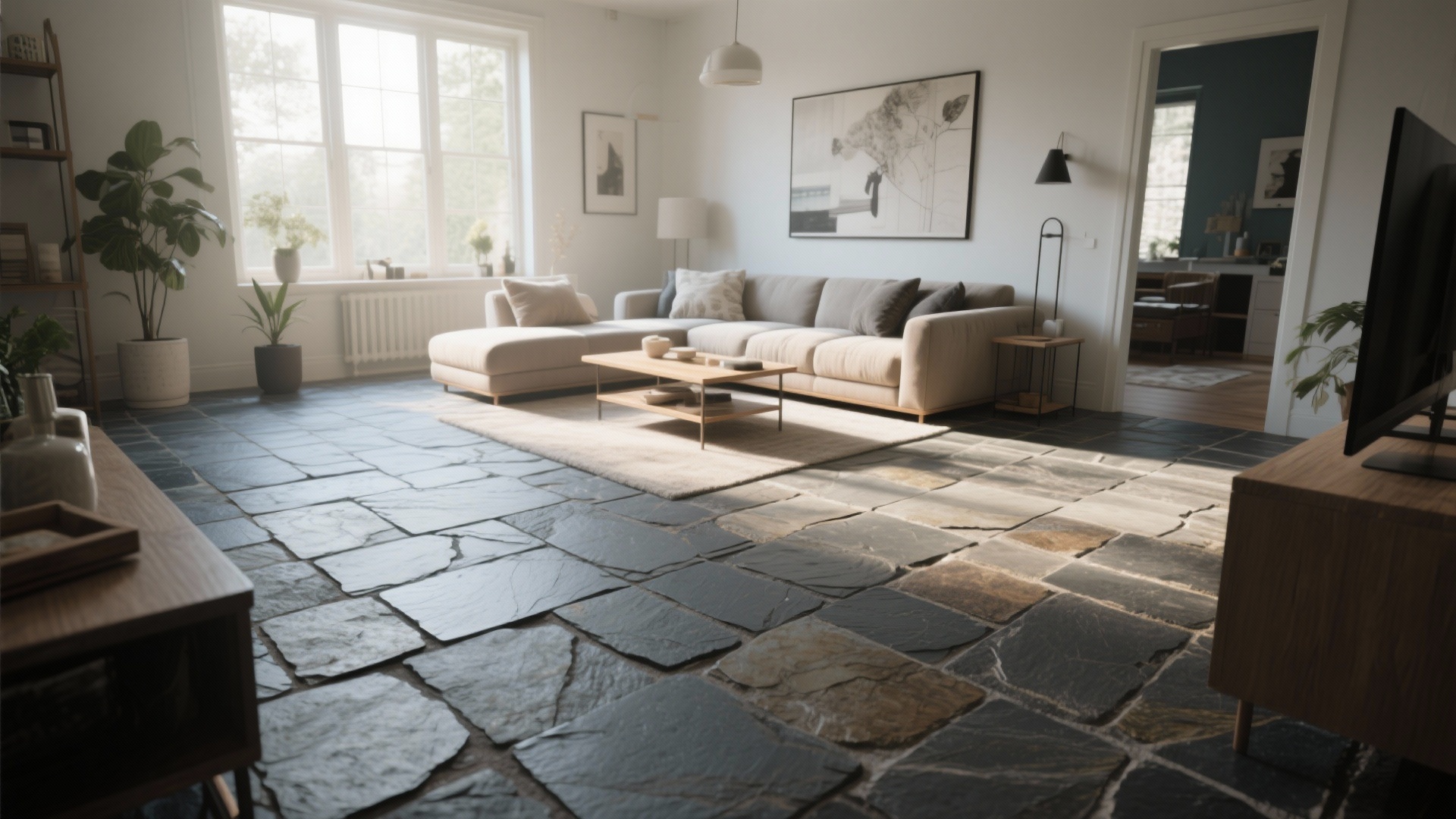 10 Living Room Tile Flooring Ideas