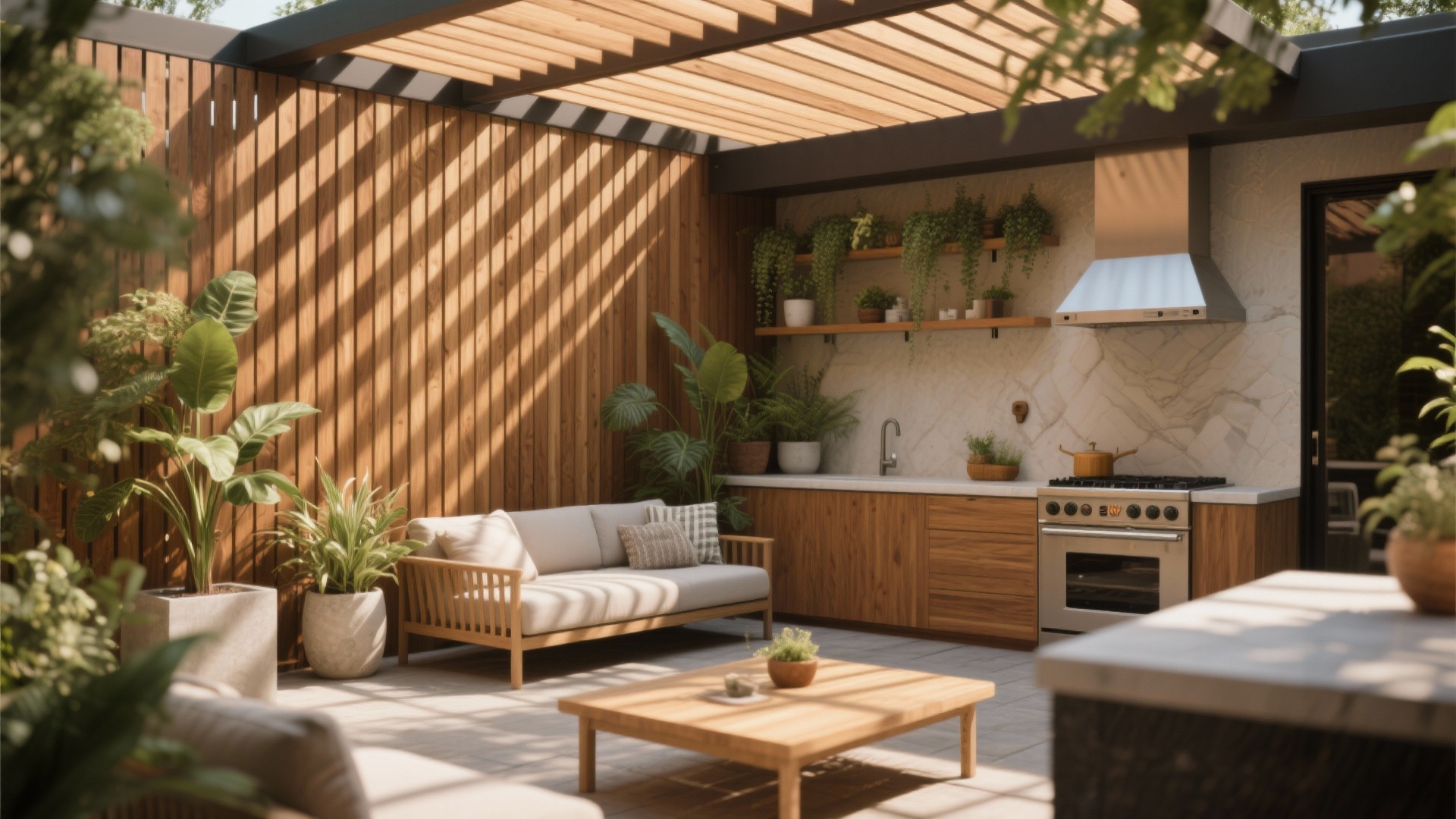 10 Wood Outdoor Kitchen Ideas for Small Spaces