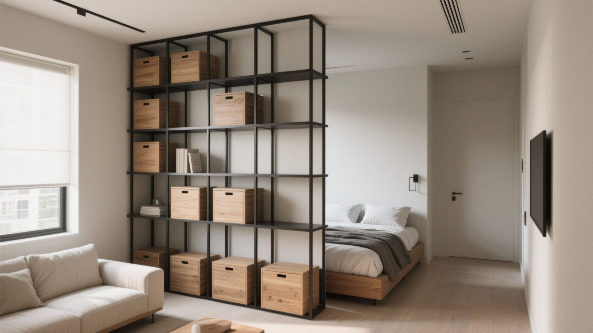 Small Apartment Feels Cramped? Separate Wall Design Fixes