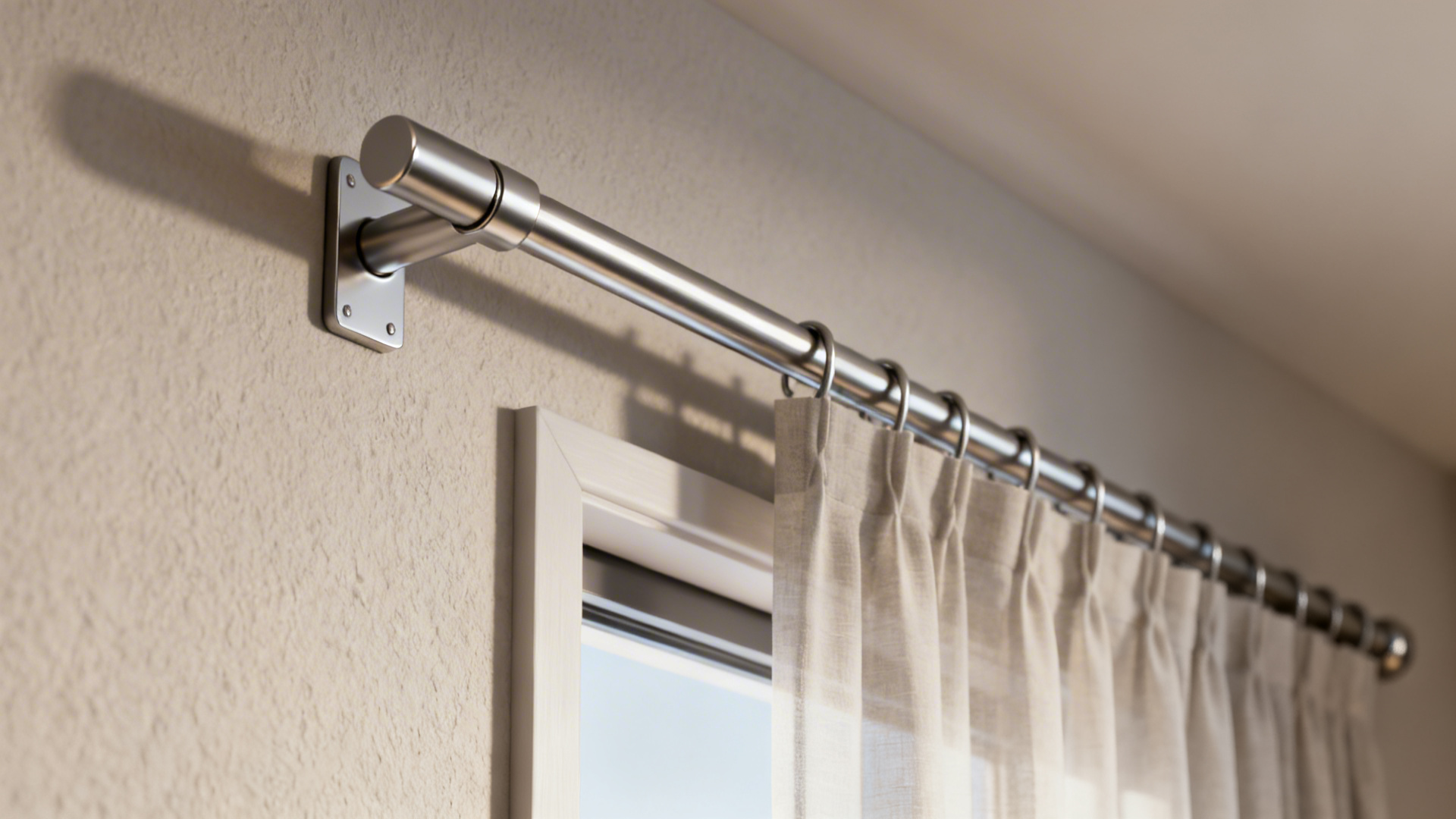Hang Curtain Rods: 5 Practical Ideas for Living Rooms