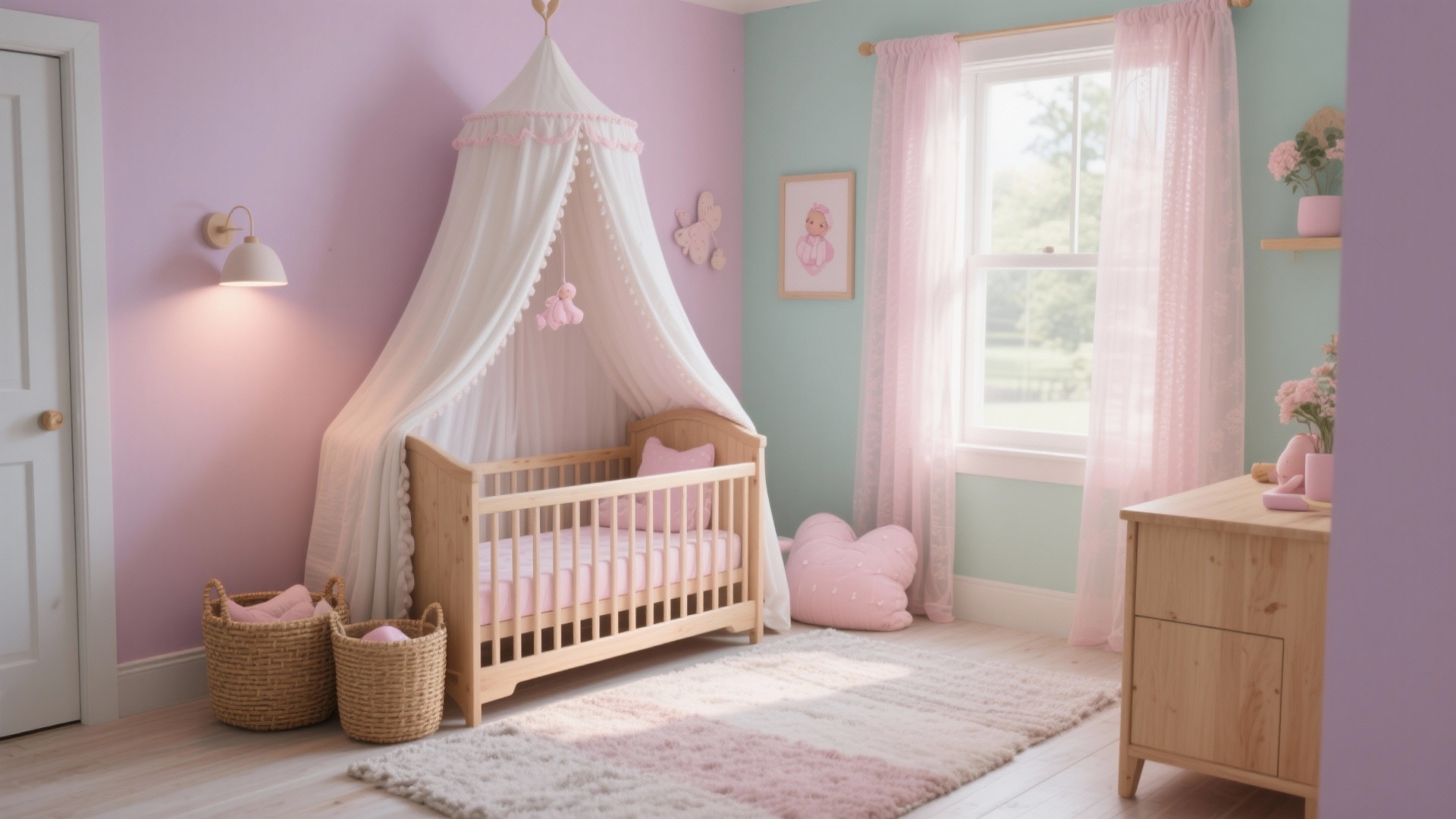 5 Baby Girl Room Ideas for Small Spaces