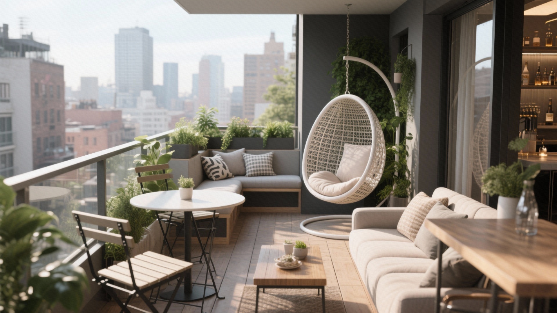 5 Small Balcony Seating Ideas