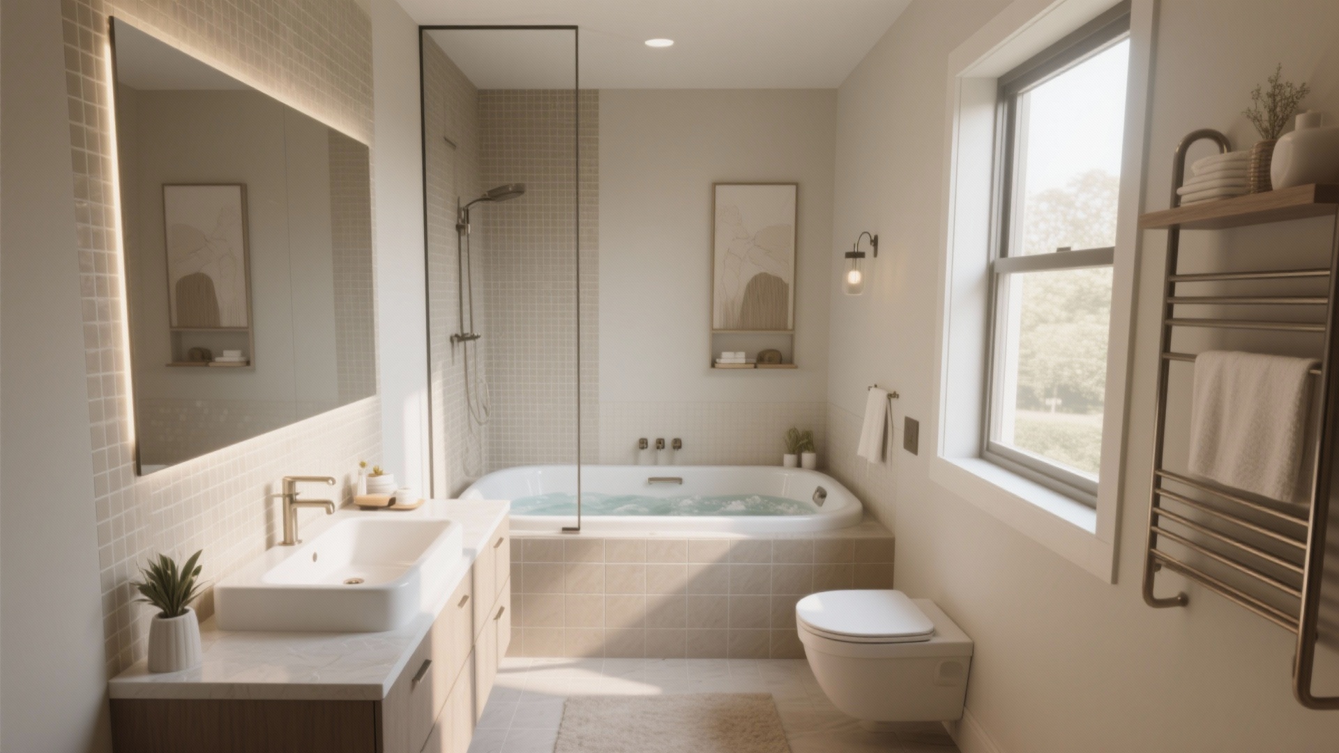 Bathroom Too Small? 10 Jetted Tub Bathroom Ideas