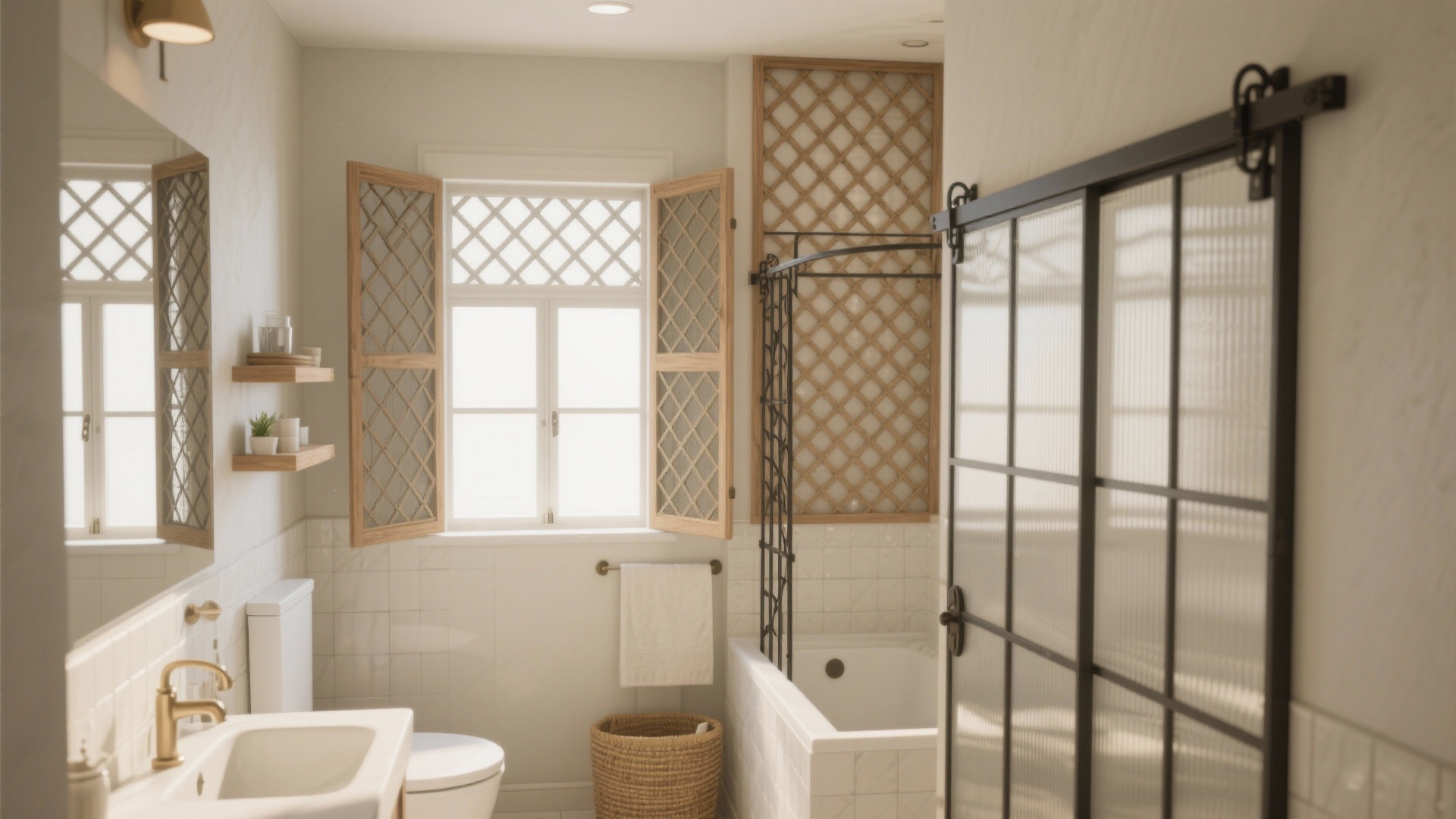 Bathroom Window Grill Design: Fix Dark, Cramped Bathrooms