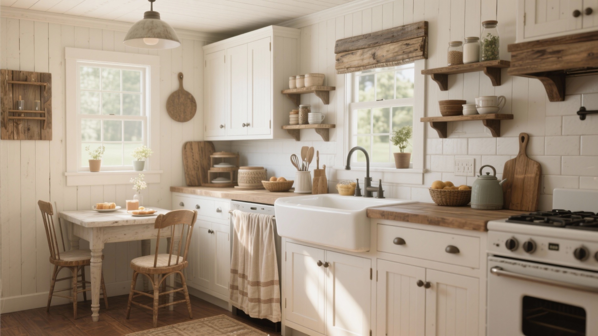10 Small Farmhouse Kitchen Ideas for Tight Spaces